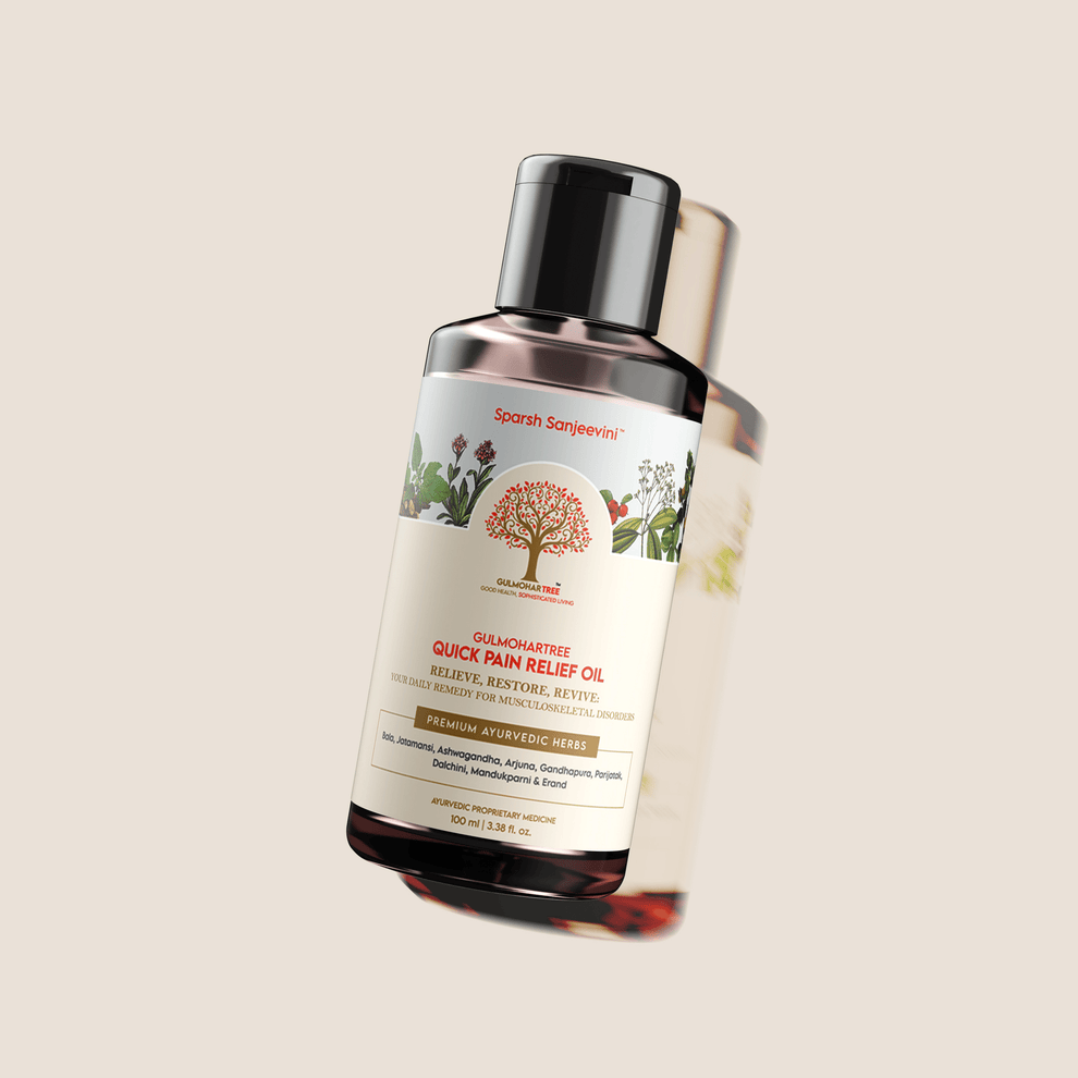 Ayurvedic Quick Pain Relief Oil - Natural Joint & Back Pain Relief ...